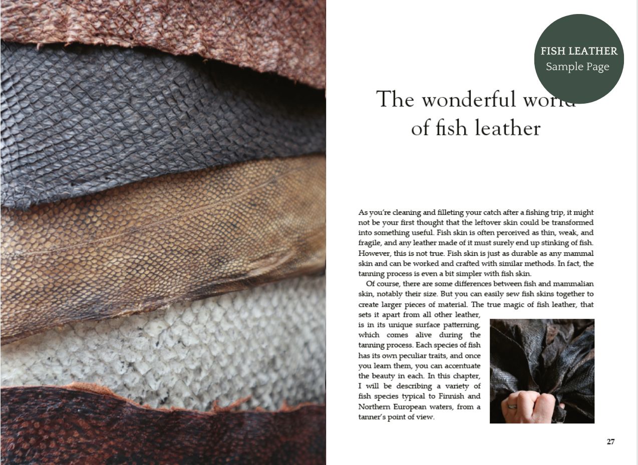 Fish Leather: Hanna Nore's New Book on Traditional Tanning Techniques ...
